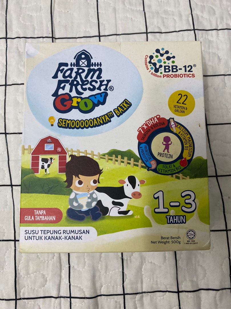 Susu tepung farm fresh 500g, Babies & Kids, Nursing & Feeding ...