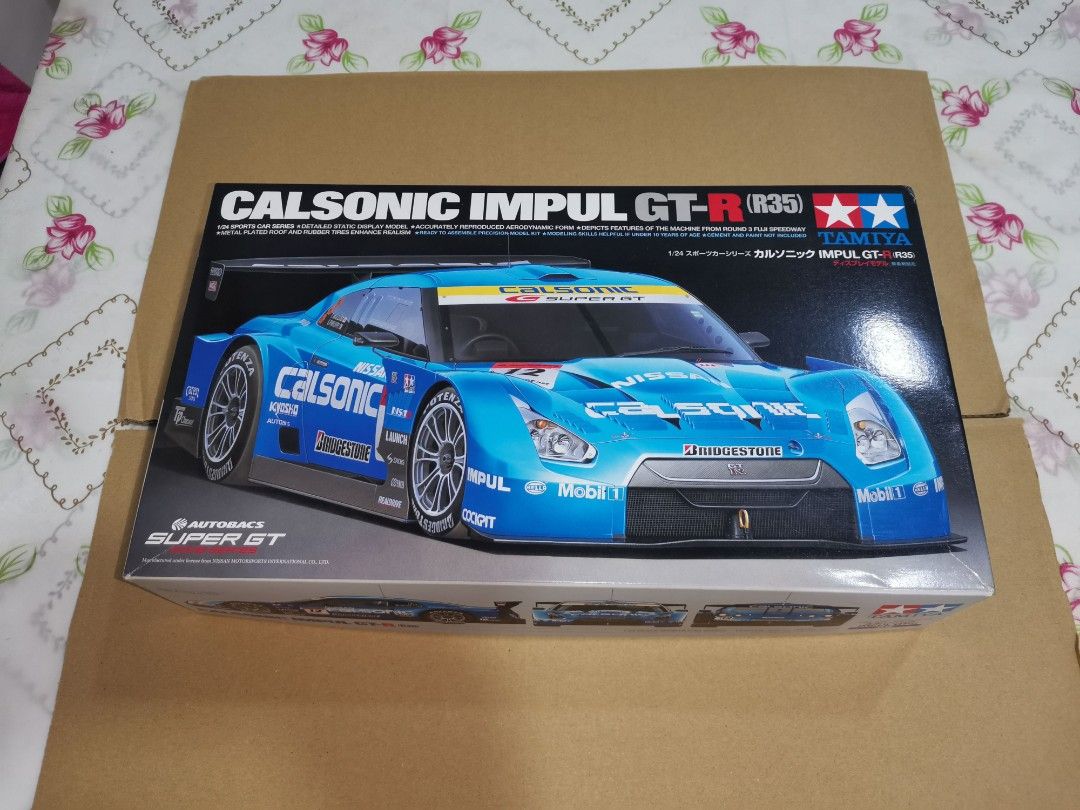 TAMIYA 1/24 CALSONIC IMPUL GT-R (R35), Hobbies & Toys, Toys & Games on ...