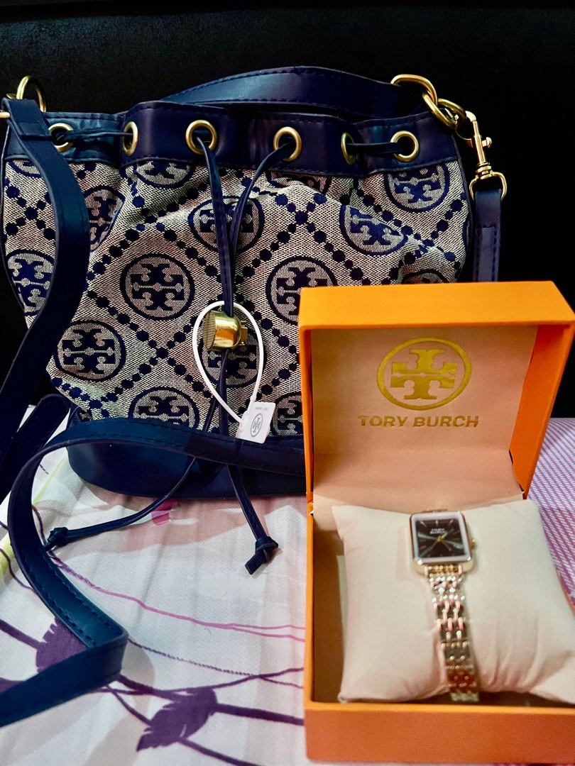 Tory Burch Gift Set (Bag + Watch), Luxury, Bags & Wallets on Carousell