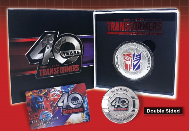 Transformers 40th Anniversary Limited Edition Coin Set Hasbro_NEW ...