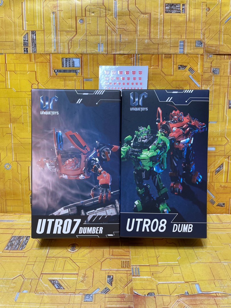 Transformers Unique Toys - UT R-07 UTR07 Dumber & UT R08 UTR08 Dumb ...