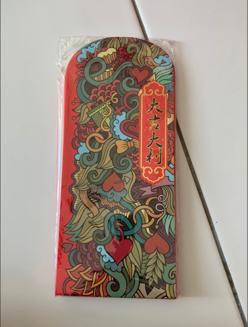UCAN New CNY Red Packet (each packet is 9 pcs x 1 packet) hard paper, Hobbies & Toys ...