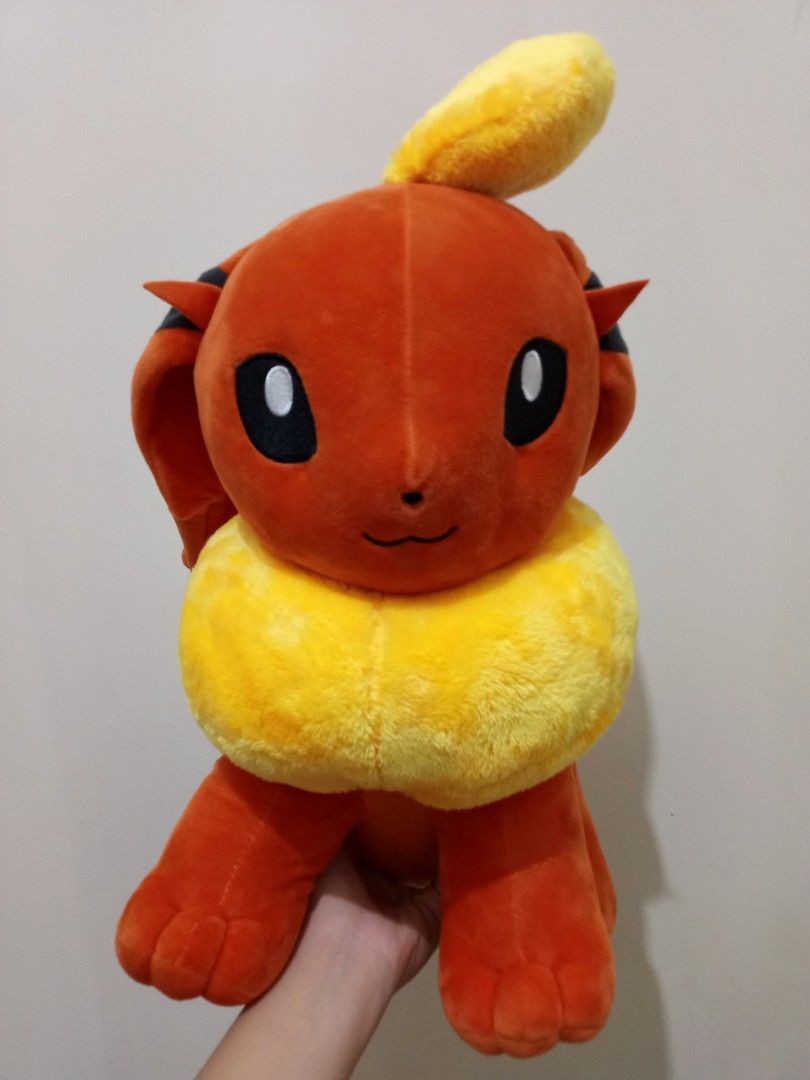 Very Big Pokemon Flareon Fire Fox Plush Plushie Stuffed Toy 60 cm ...