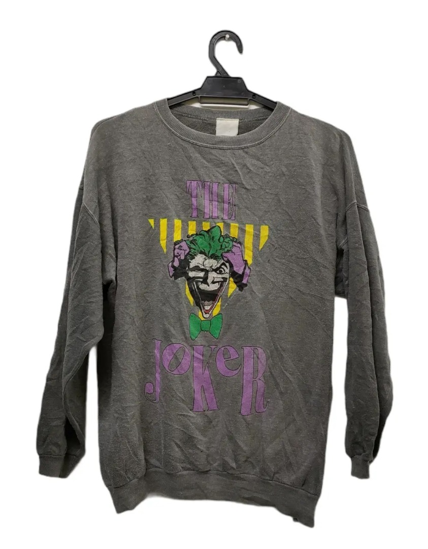 Vintage 1982 The Joker Batman by DC Comics, Men's Fashion, Tops & Sets ...