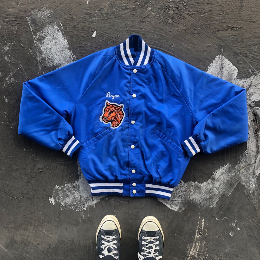Vintage 70s Varsity Collegiate Jacket, Men's Fashion, Coats, Jackets ...