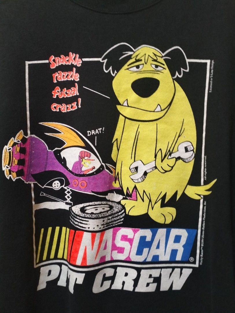 WACKY RACES X NASCAR VTG 90S, Men's Fashion, Activewear on Carousell