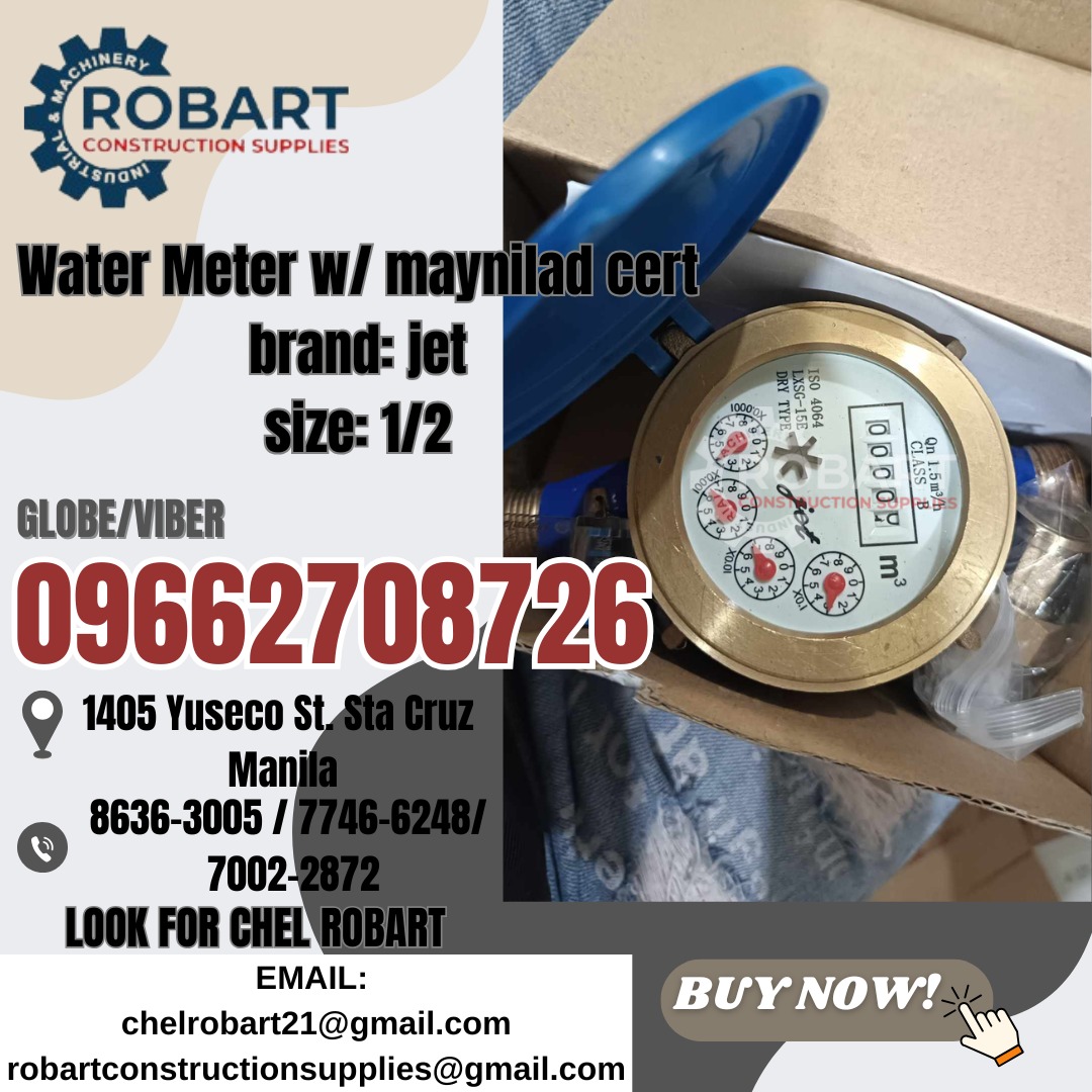 WATER METER W/ MAYNILAD CERT, Everything Else, Looking For on Carousell
