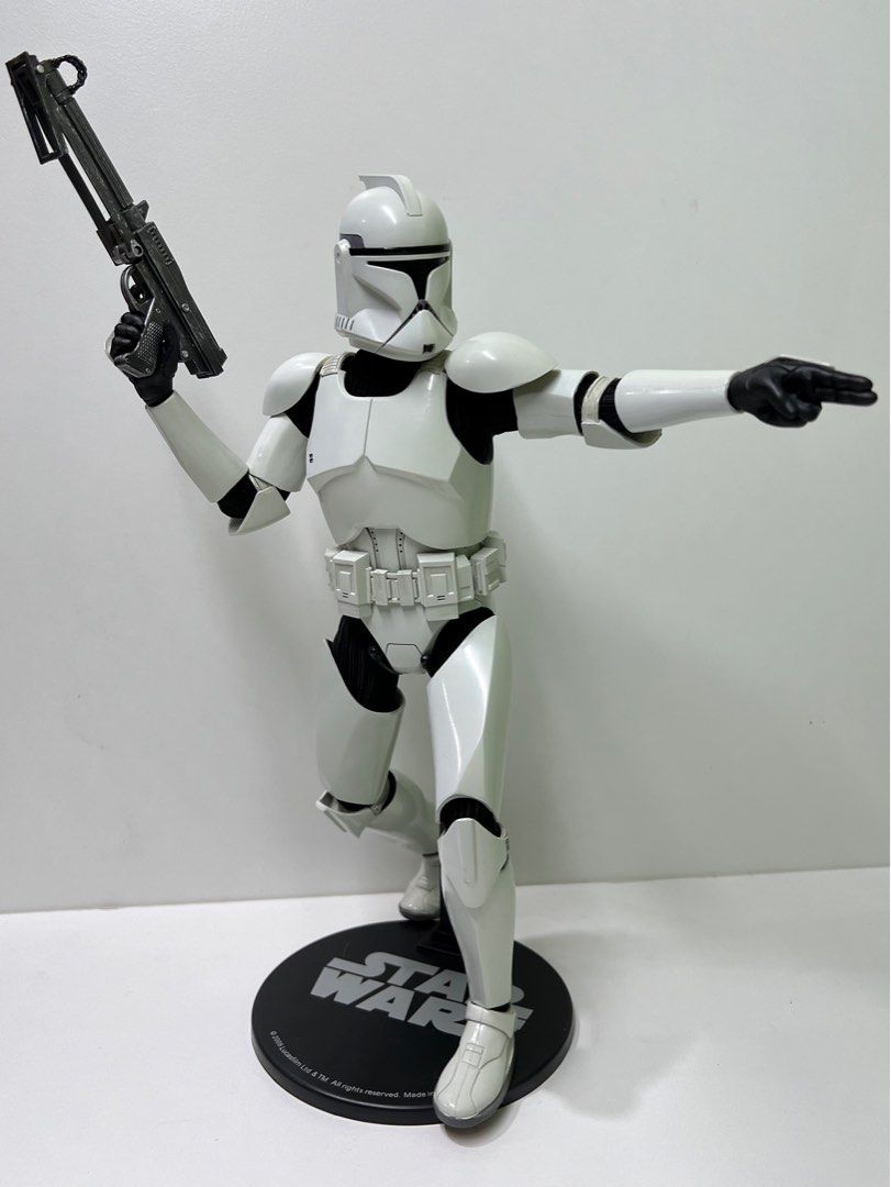 1/6 Scale Clone Trooper Deluxe (Shiny) - Sideshow Collectibles, Hobbies ...