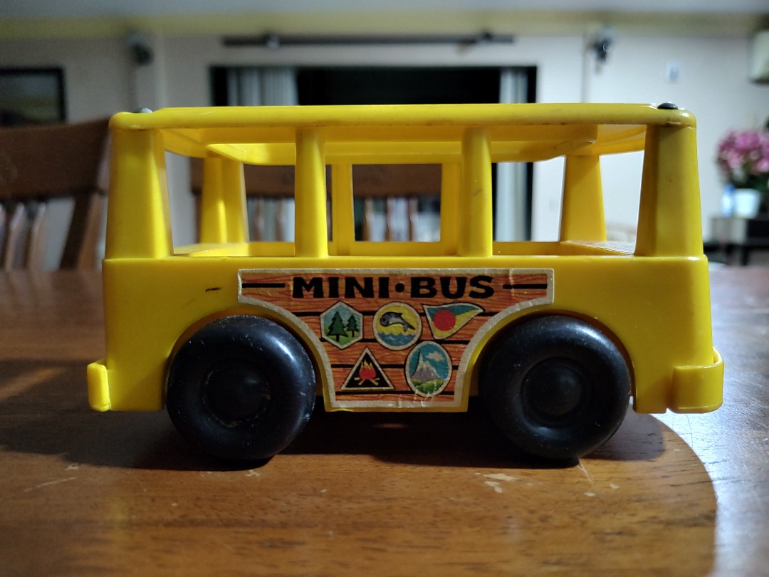 1969 Fisher Price made in Mexico Mini Bus vintage vtg antik antique ...