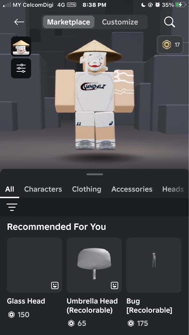 acc roblox rm 30, Video Gaming, Gaming Accessories, Game Gift Cards ...