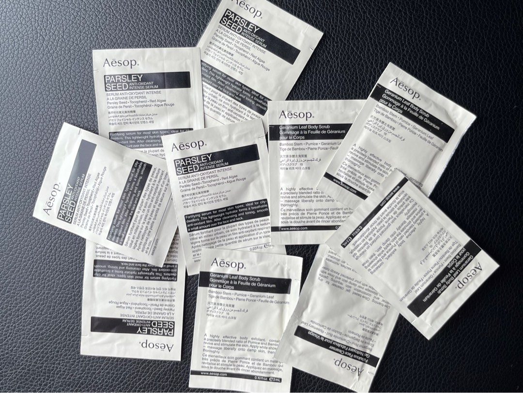 Aesop Samples, Beauty & Personal Care, Face, Face Care on Carousell