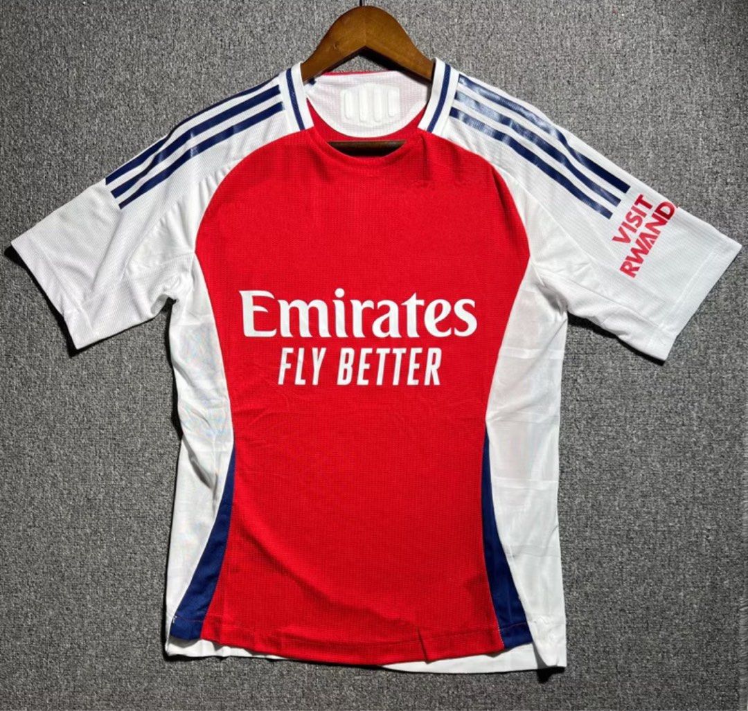Arsenal FC 2024/25 Fly Emirates Home Football Jersey Kit, Men's Fashion ...