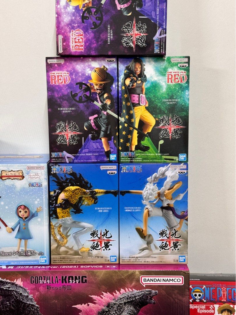 BANPRESTO ONE PIECE RED FILM USOPP & YASOPP SENKOUZEKKEI, Hobbies & Toys, Toys & Games on Carousell