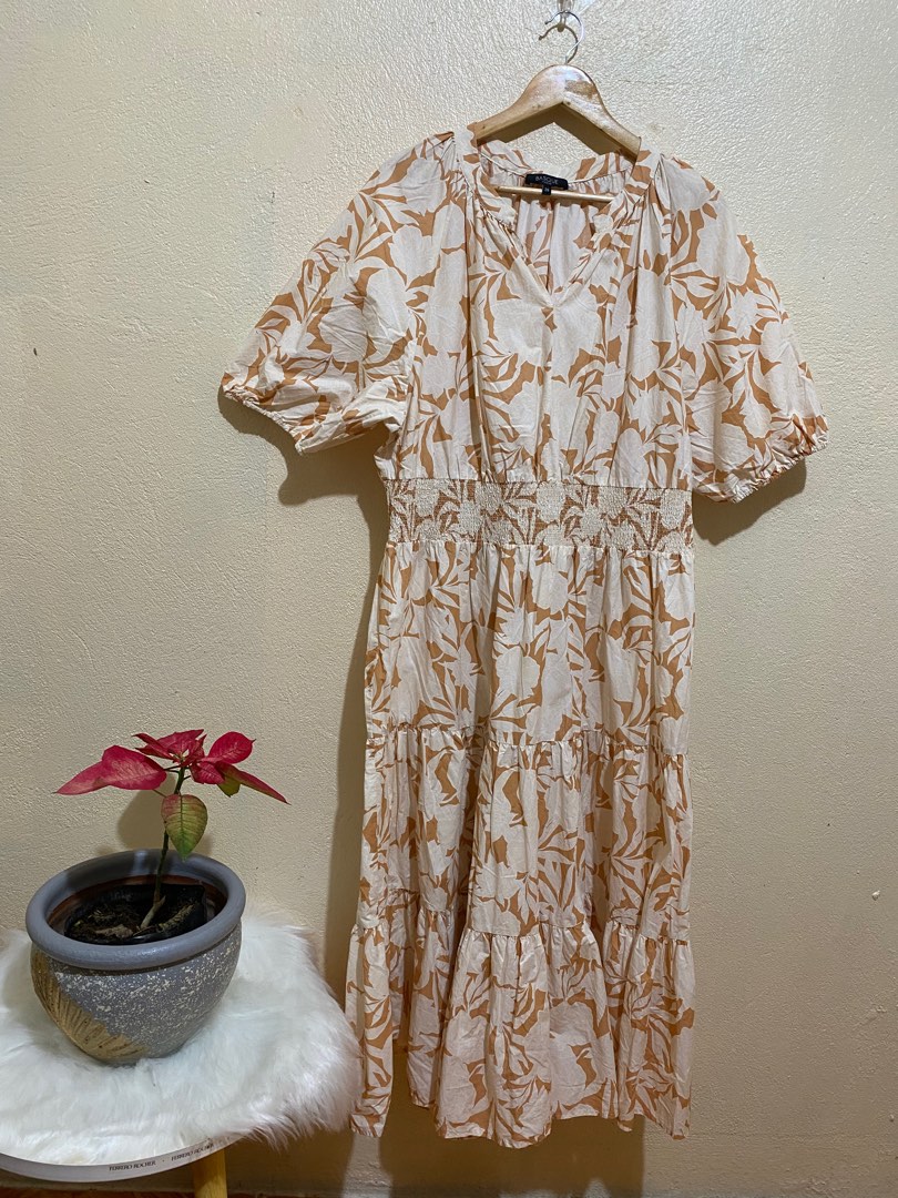 Basque maxi dress, Women's Fashion, Dresses & Sets, Dresses on Carousell