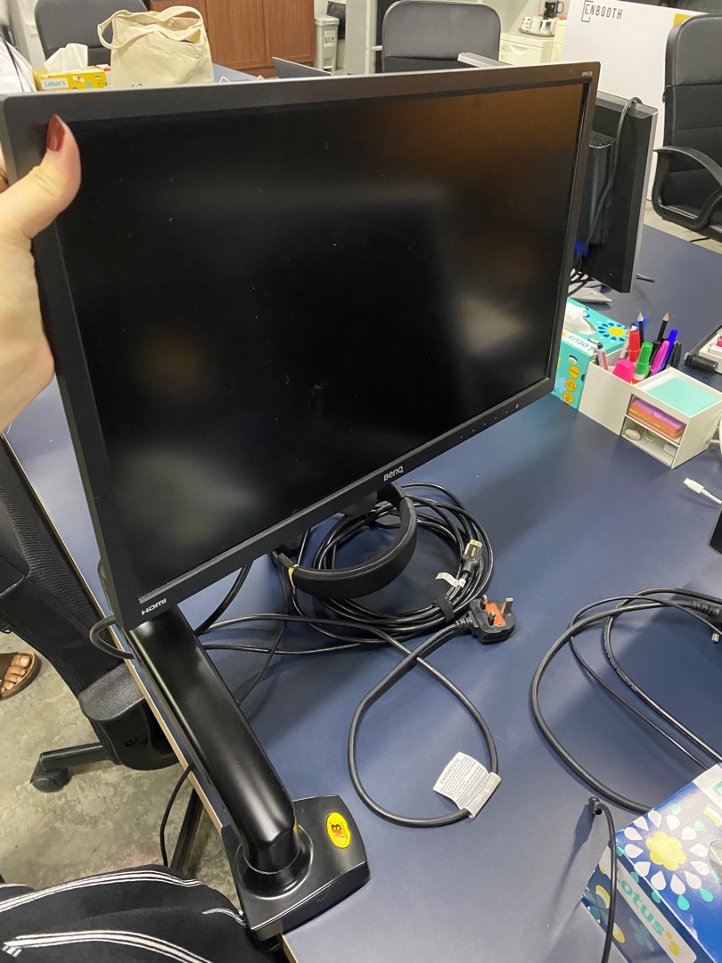 BenQ Monitor + Arm Stand, Computers & Tech, Desktops on Carousell