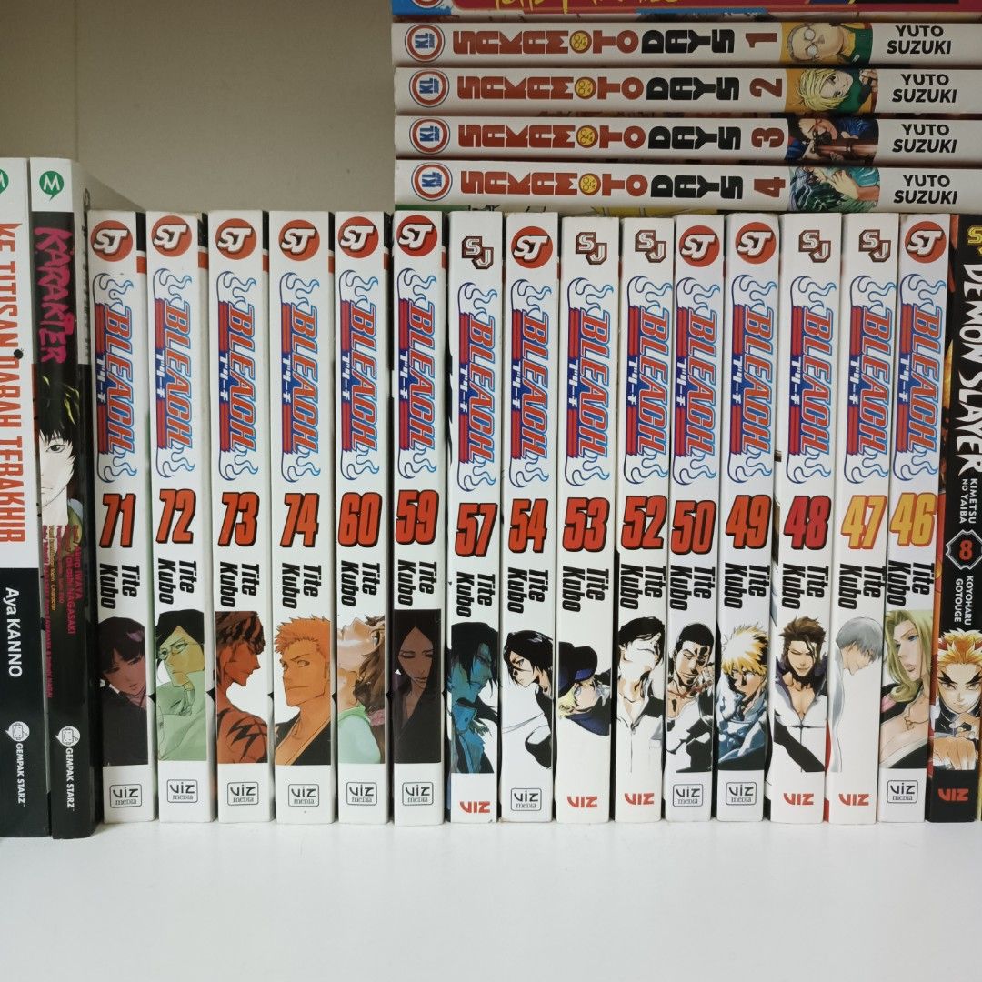 BLEACH MANGA COLLECTION, Hobbies & Toys, Books & Magazines, Comics ...