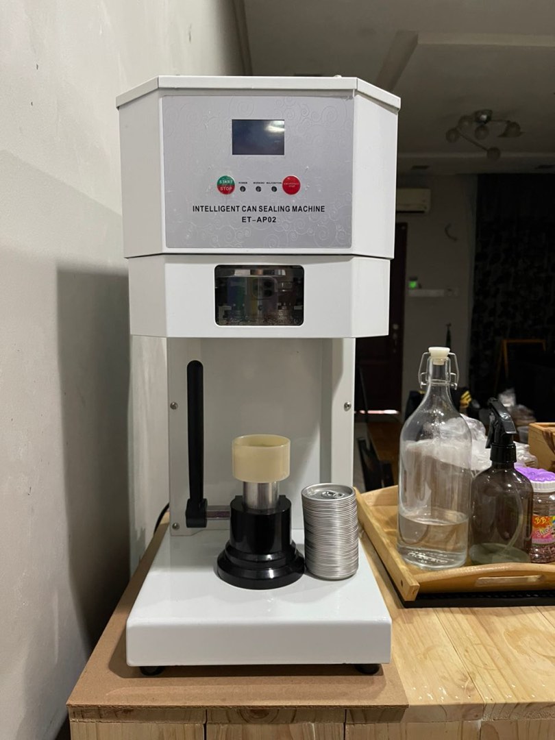 Bottle Plastic Can Seamer Sealing Machine Semi Auto, Food & Drinks ...