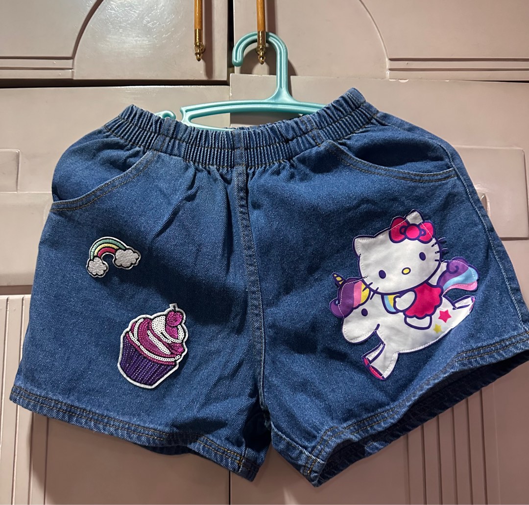 Brand new hello kitty shorts from BKK, Women's Fashion, Bottoms, Shorts ...