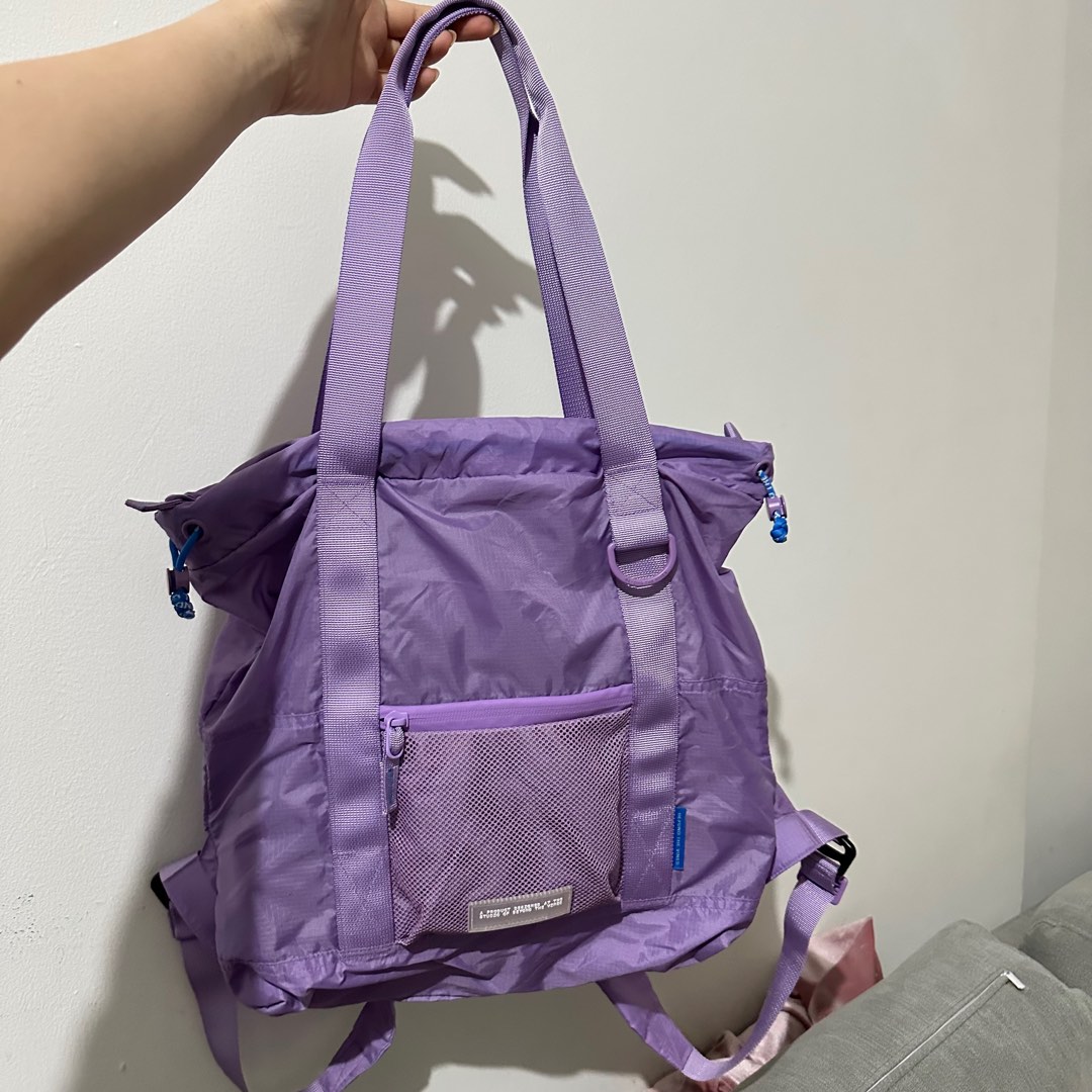 BTV BEYOND THE VINES PARAPACK 001 LILAC BACKPACK TOTE TAS ORIGINAL, Fesyen Wanita, Tas & Dompet ...