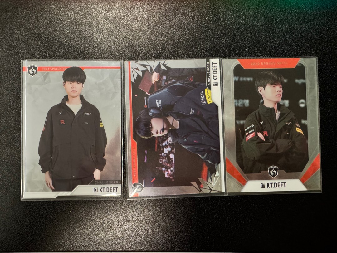 不凡玩品BUFFUN - 挑戰者系列LCK KT Deft 金赫奎 김혁규 普卡一Set（三張）, 興趣及遊戲, 收藏品及紀念品, 明星周邊 - Carousell
