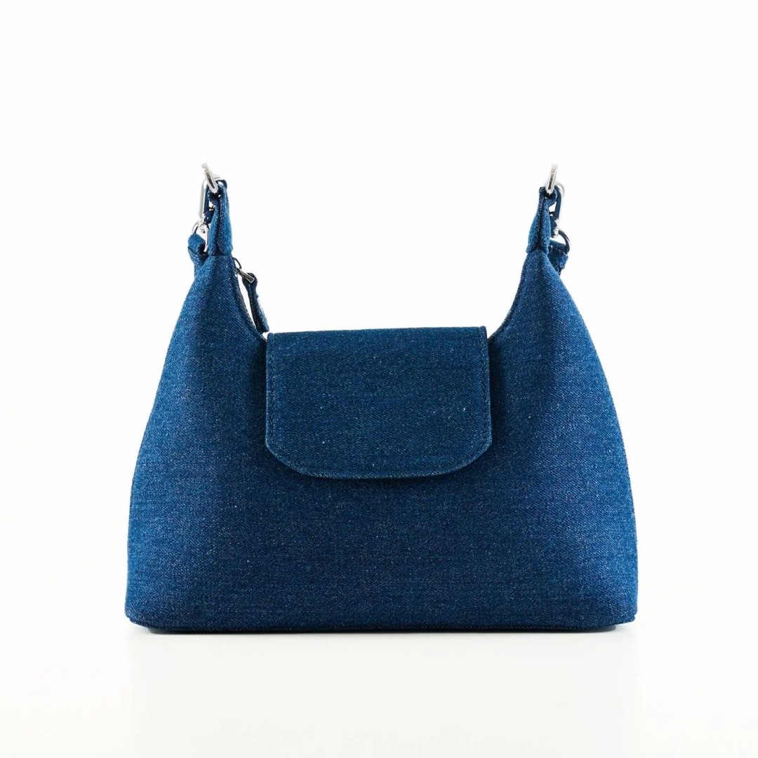 BYBRIK UPSIZED CHROMA IN DARK DENIM, Women's Fashion, Bags & Wallets ...