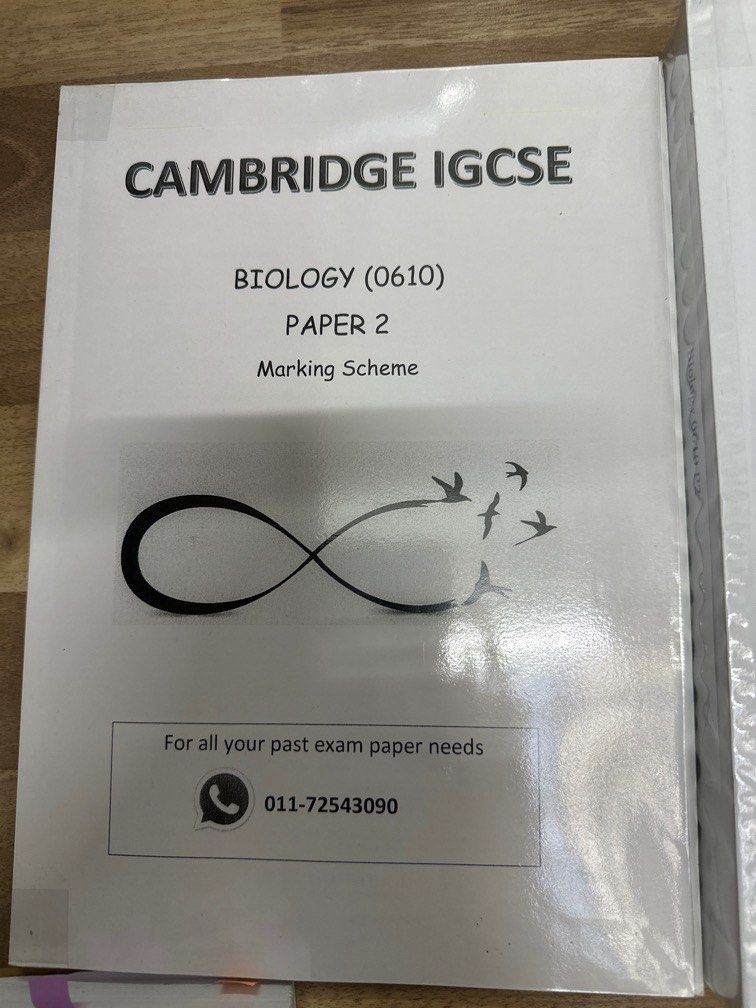 Cambridge Igcse Biology 0610 past year paper paper 2 question paper and ...