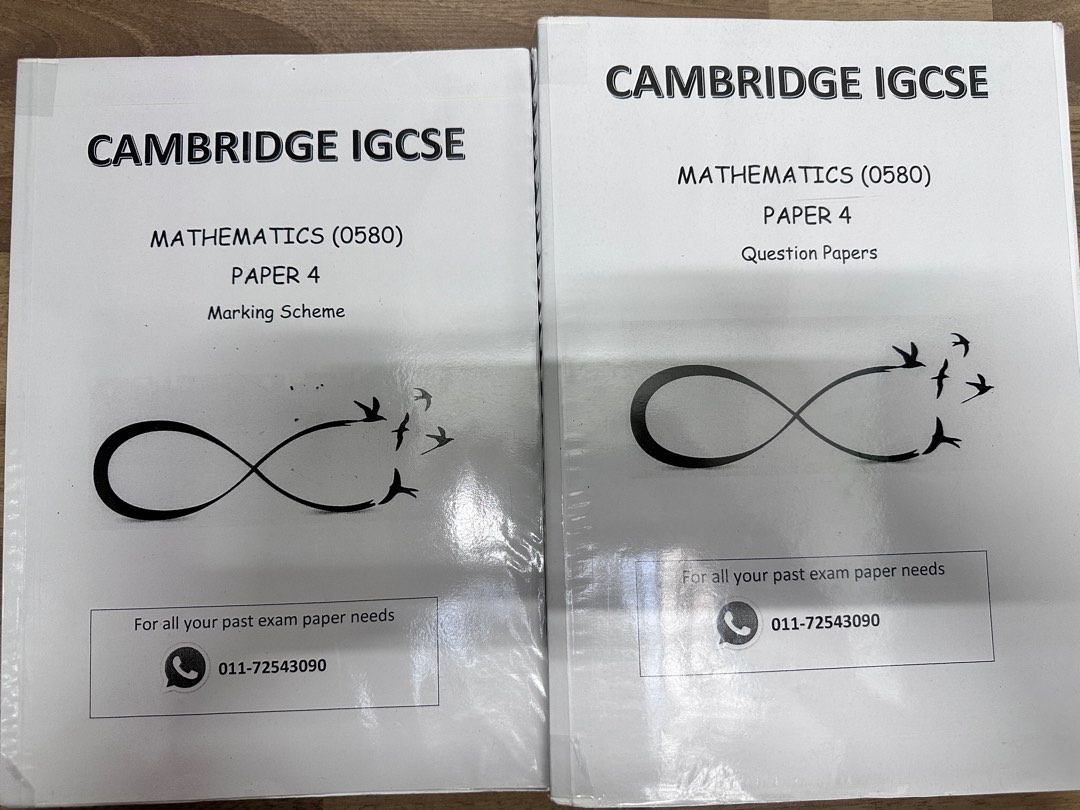 Cambridge igcse mathematics extended (0580) past year paper paper 4 ...