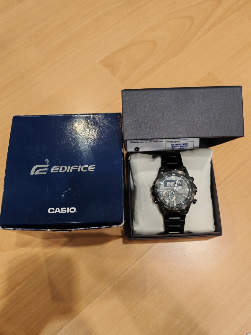 Casio edifice Bluetooth ( ECB-40BK-1ADF) , Men's Fashion, Watches & Accessories, Watches on ...