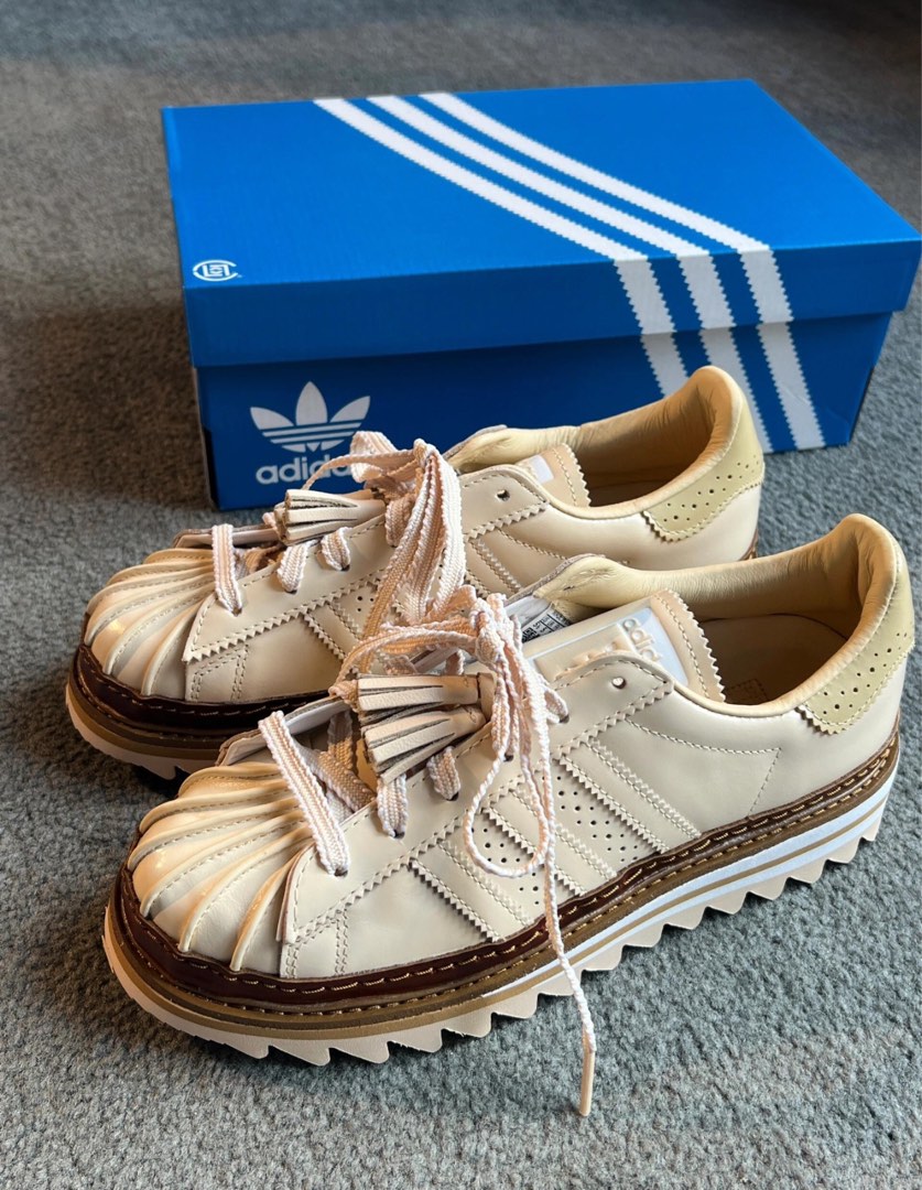 CLOT x Adidas Superstar by Edison Chen Milk Tea JQ6117, 名牌, 鞋及波鞋 ...