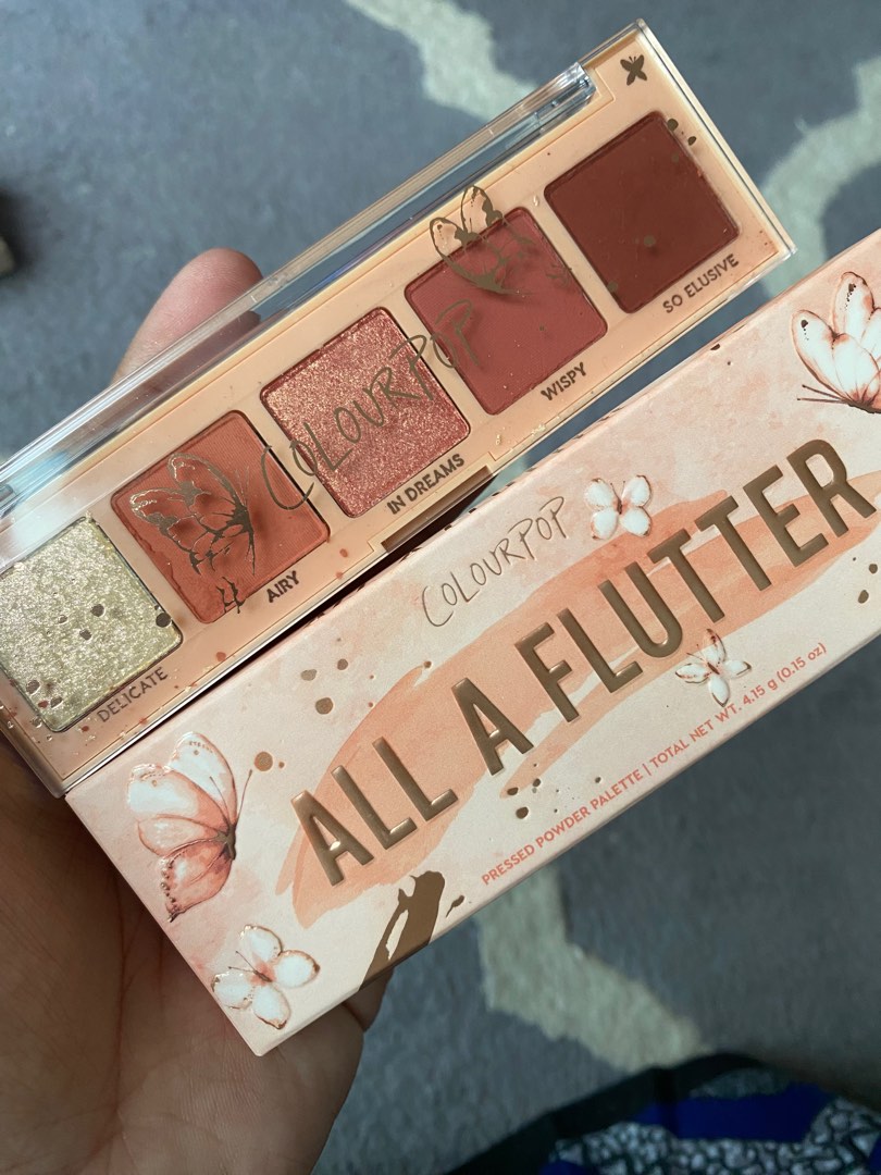 Colourpop All A Flutter Palette, Beauty & Personal Care, Face, Makeup ...