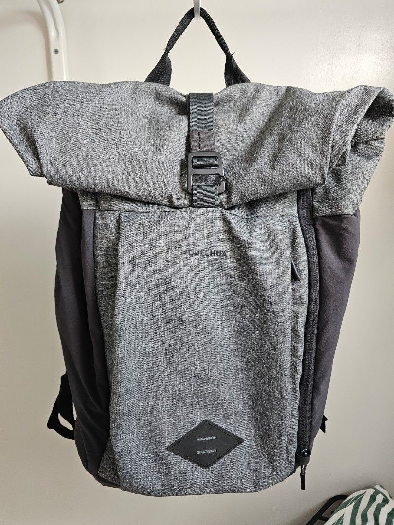 Decathlon Quechua Hiking backpack 23L - NH Escape 500 Rolltop (Grey ...