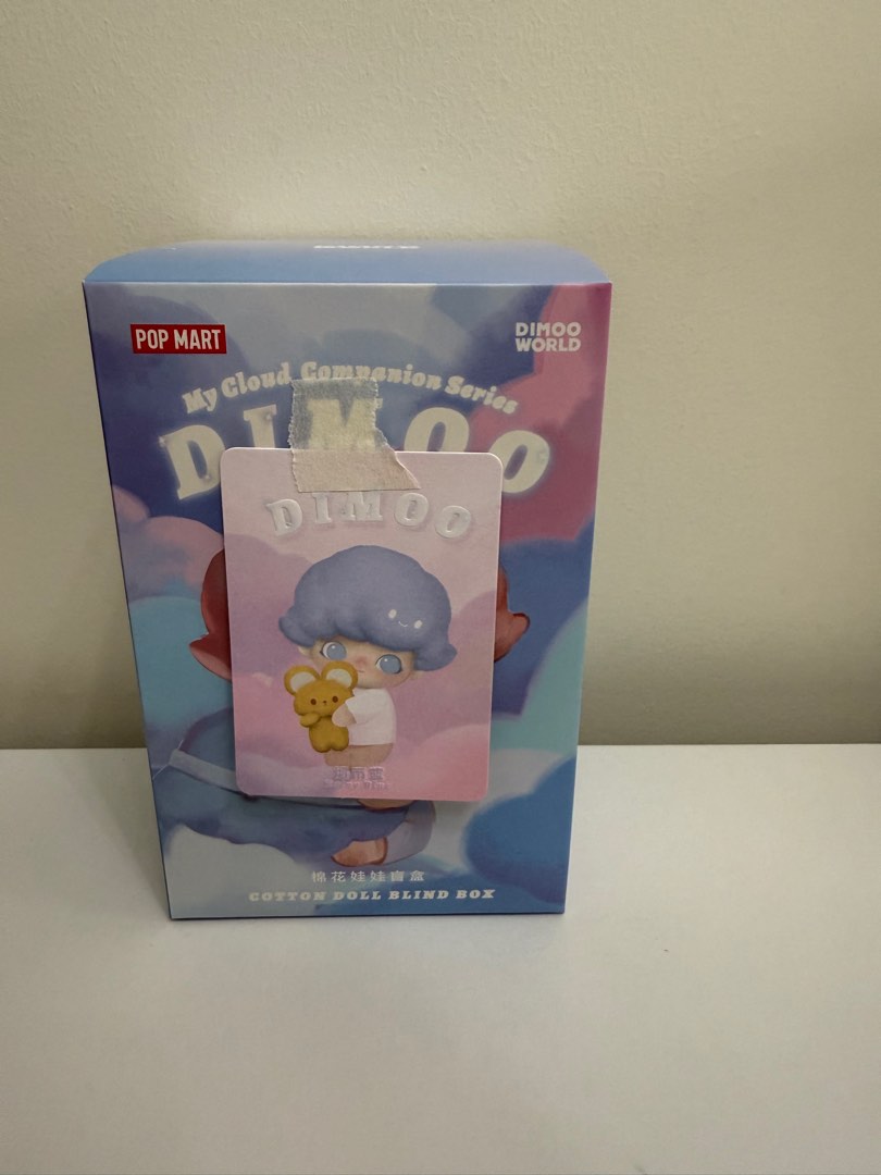 Dimoo My cloud companion doll (Rainy Blue - Secret), Hobbies & Toys ...