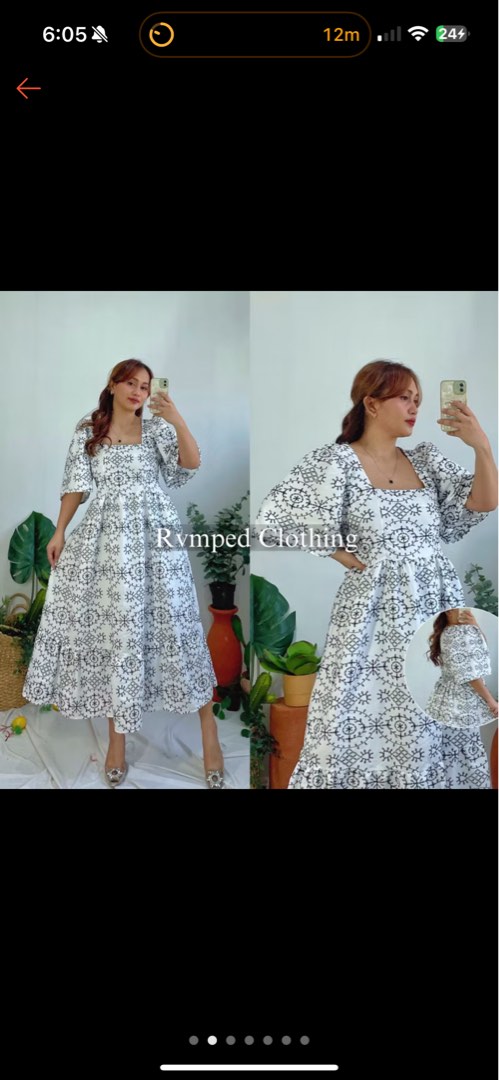 Filipiniana Eyelet dress, Women's Fashion, Dresses & Sets, Dresses on ...