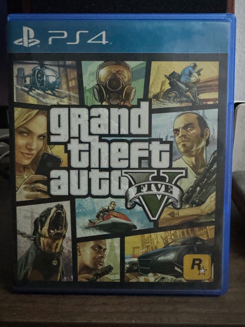Grand Theft Auto 5 (PlayStation) (Used) (Physical), Video Gaming, Video ...