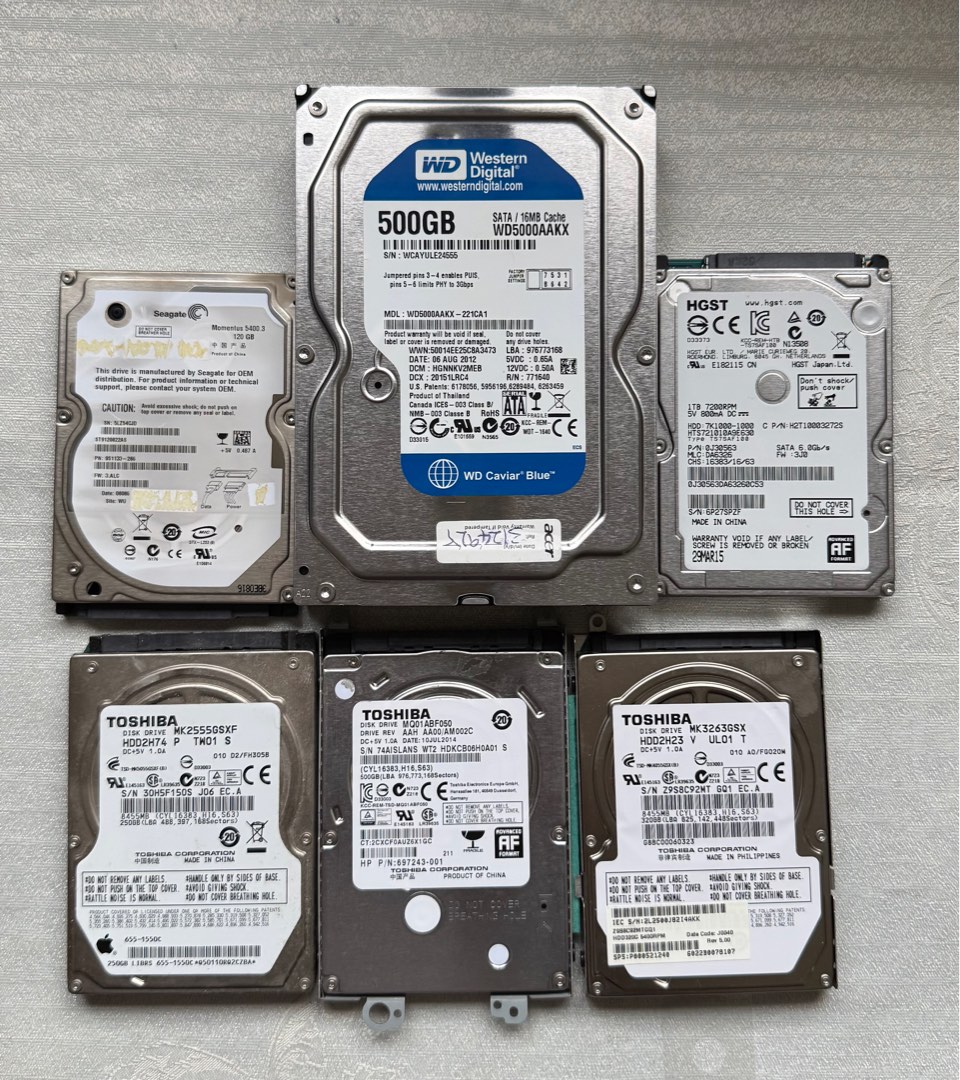 Hard Disk for computer or Laptop, Computers & Tech, Parts & Accessories ...