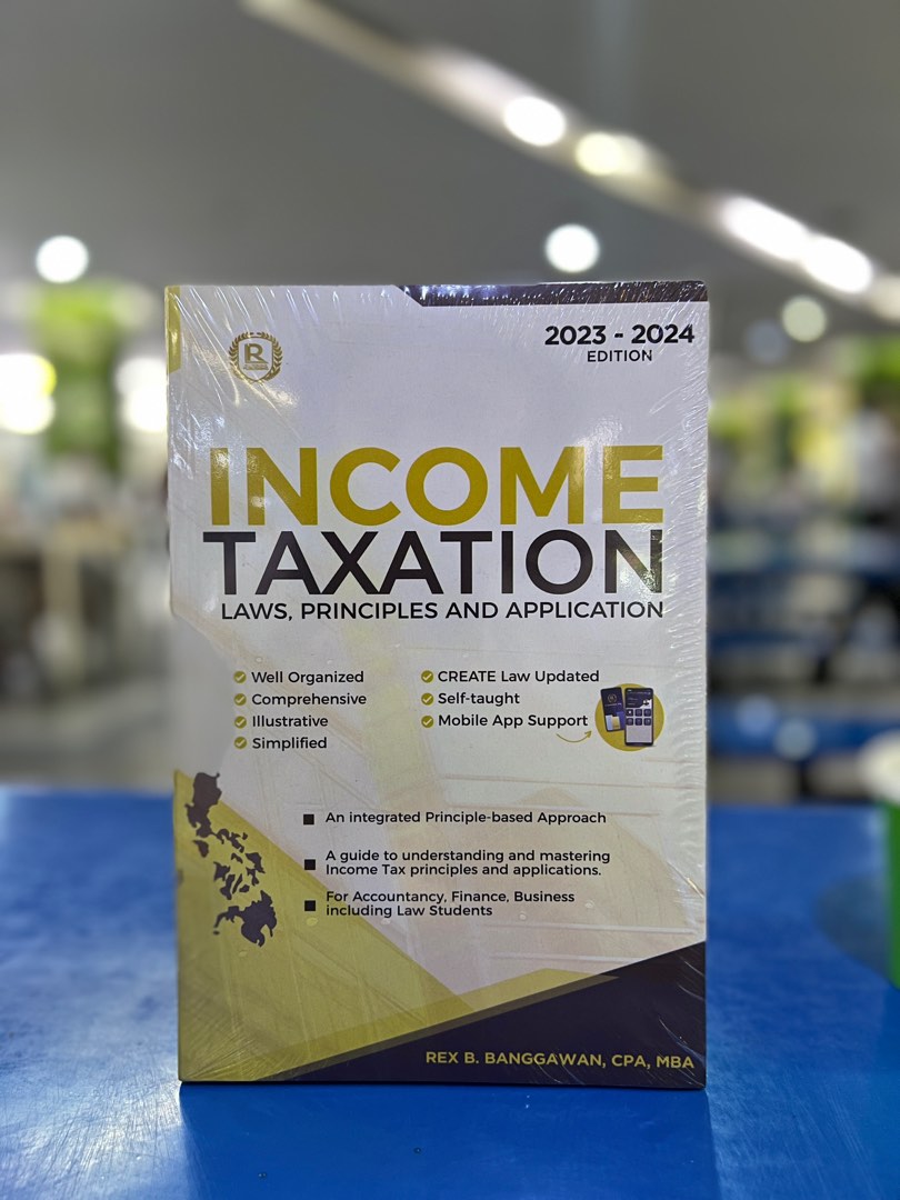 Income Taxation Rex Banggawan 2023-2024 Edition, Hobbies & Toys, Books ...
