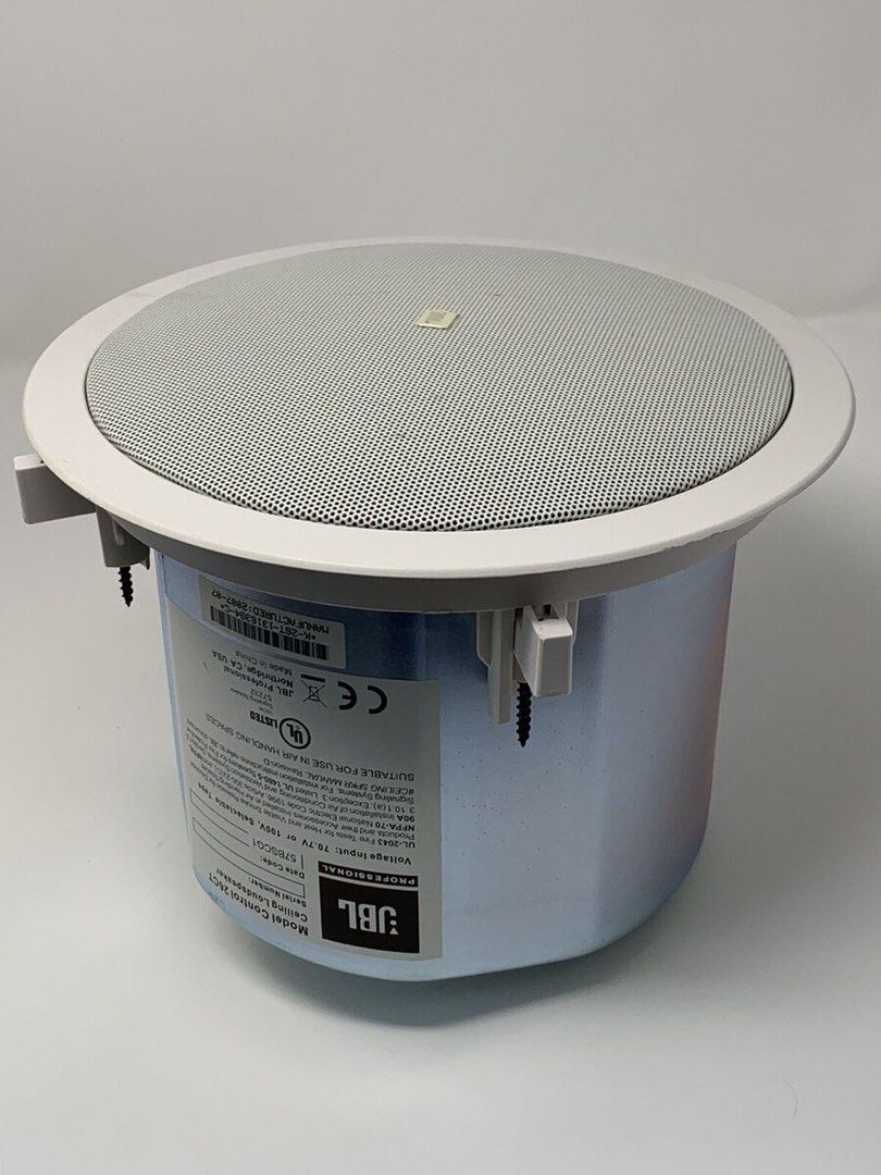 JBL Control 26CT 6.5" Ceiling Speakers with Transformer - Pair, Audio ...