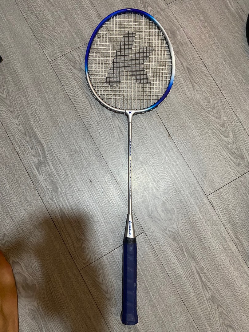 Kawasaki Badminton Racket Pro555 Super Slim Aluminum Frame, Sports ...