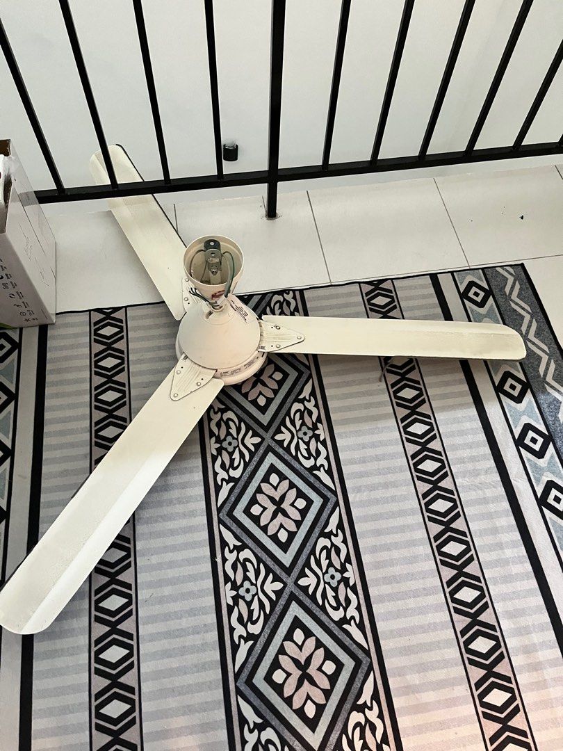 Kipas Siling Mitsubishi 4speed regulator, Furniture & Home Living ...