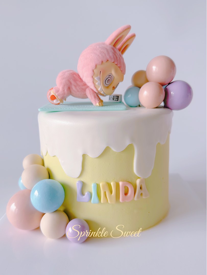 Labubu blind box birthday cake/ customised cake, Food & Drinks ...