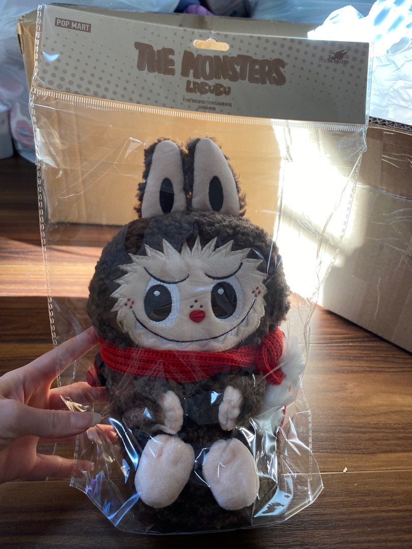 Labubu brown Christmas sling pouch bag Popmart Japan import ORIGINAL ...