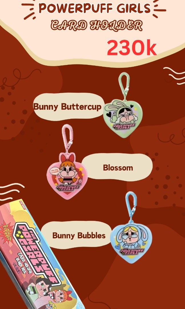 Labubu Crying Again Powerpuff Girls, Fesyen Wanita, Aksesoris di Carousell