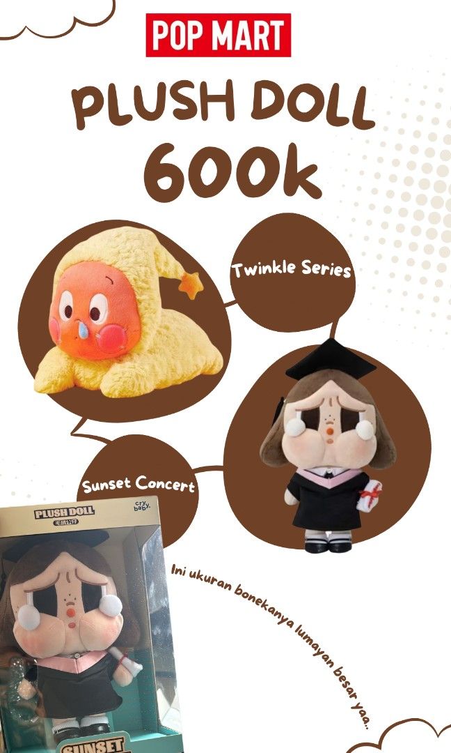 Labubu Crying Again Powerpuff Girls, Fesyen Wanita, Aksesoris di Carousell