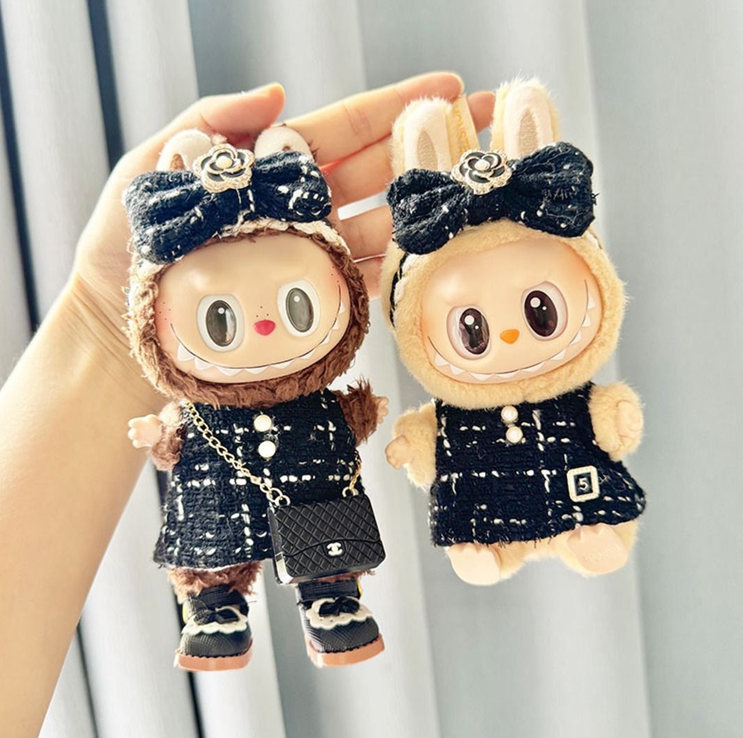 Labubu Luxury Tweed Set Labubu Elegant Look Labubu Style Labubu Clothes ...