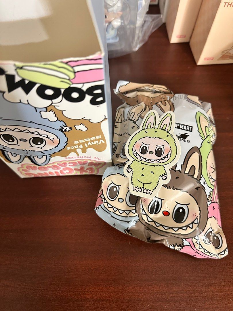Labubu V1 Green Grape + Skullpanda Coaster, Hobbies & Toys, Toys ...