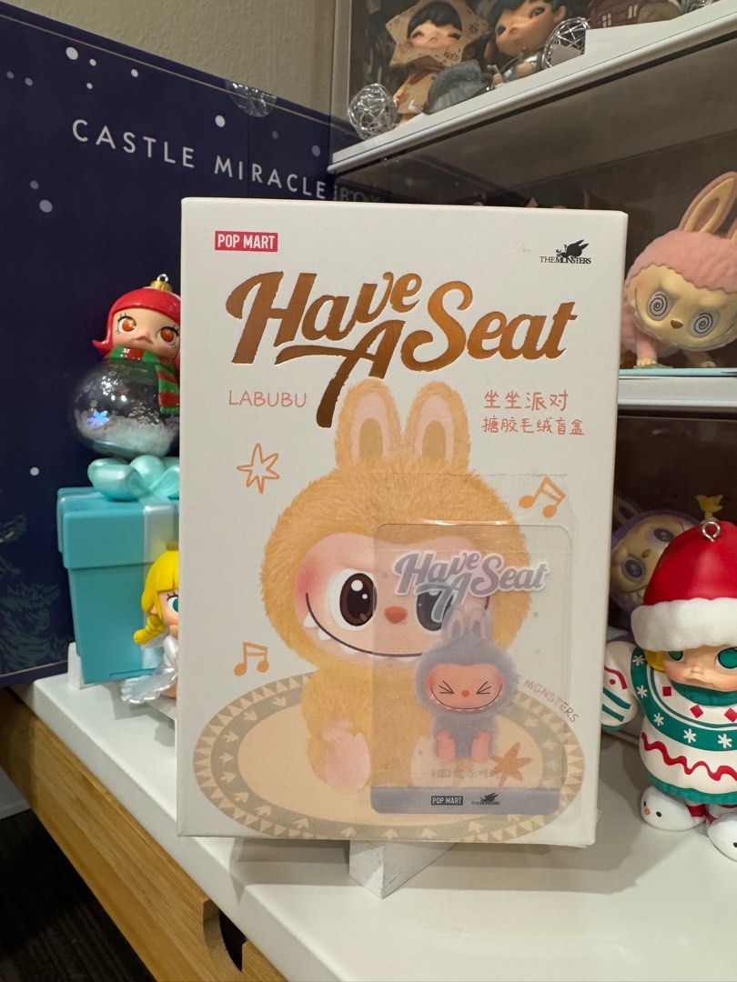 [on hand] Labubu v2 have a seat - hehe and sisi, Hobbies & Toys, Toys ...