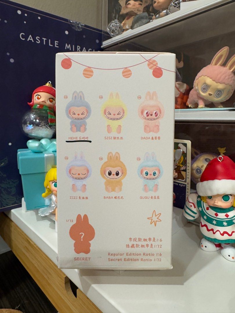 [on hand] Labubu v2 have a seat - hehe and sisi, Hobbies & Toys, Toys ...