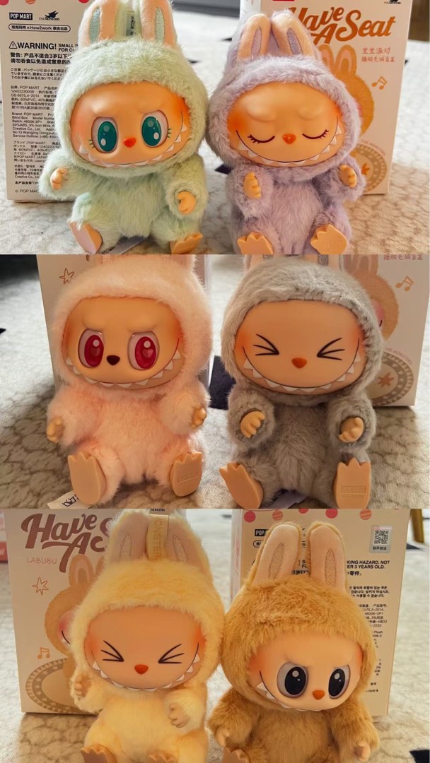 Labubu v2 Set 1 2 3, Hobbies & Toys, Toys & Games on Carousell