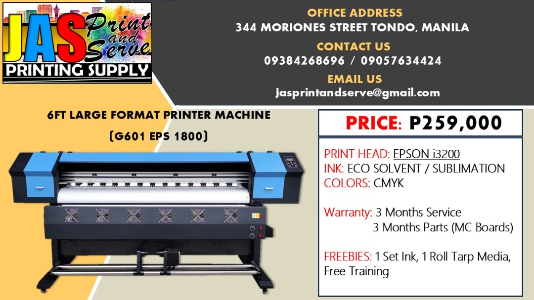Large Format Printer Machine Direct Supplier / Brand New 6ft & 10ft Eco ...