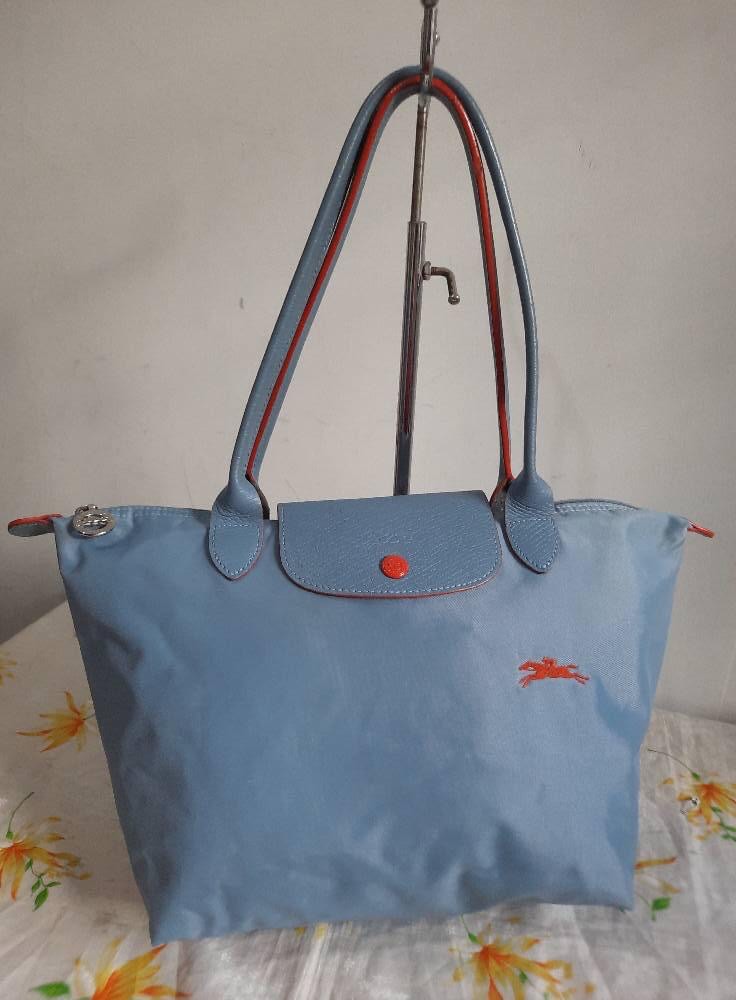 LONGCHAMP LE PLIAGE light blue tote bag, Luxury, Bags & Wallets on ...
